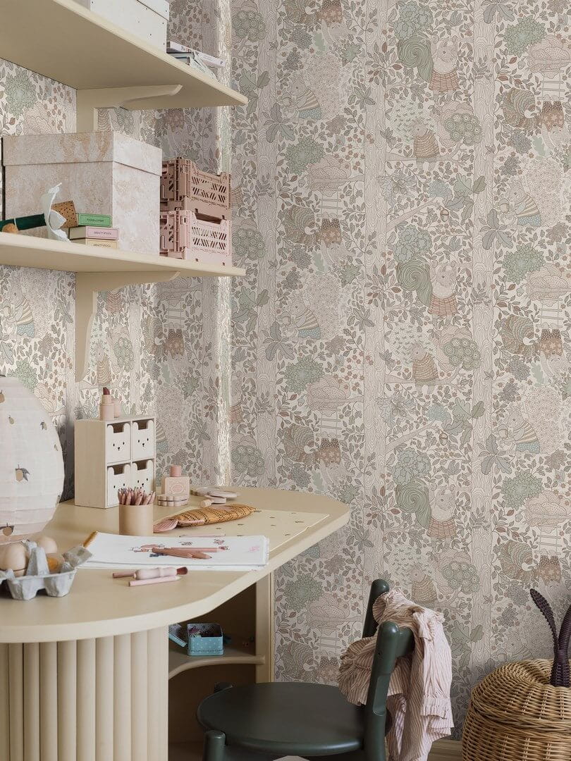 Tapeta wiewiórki Boras Tapeter 6291 Charlie Scandinavian Designers Mini ...